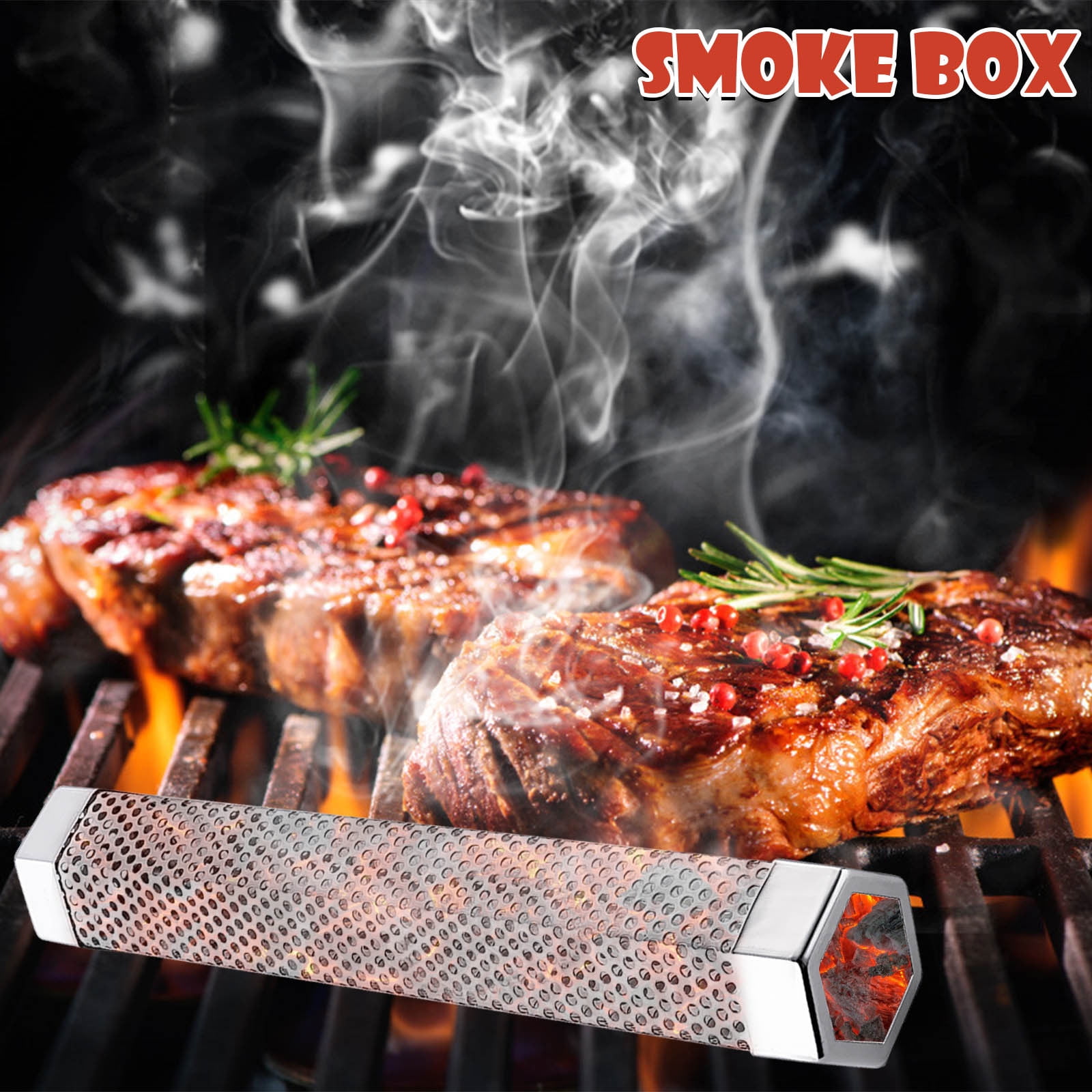 Usmixi My Order BoxBarbecue Tool Stainless Steel Tube Diamond-shaped ...