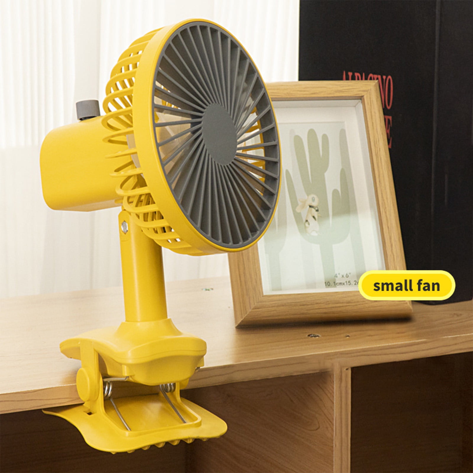 Usmixi New Large Wind Fan , Clip Shaking USB Stroller Clip Fan Desktop ...