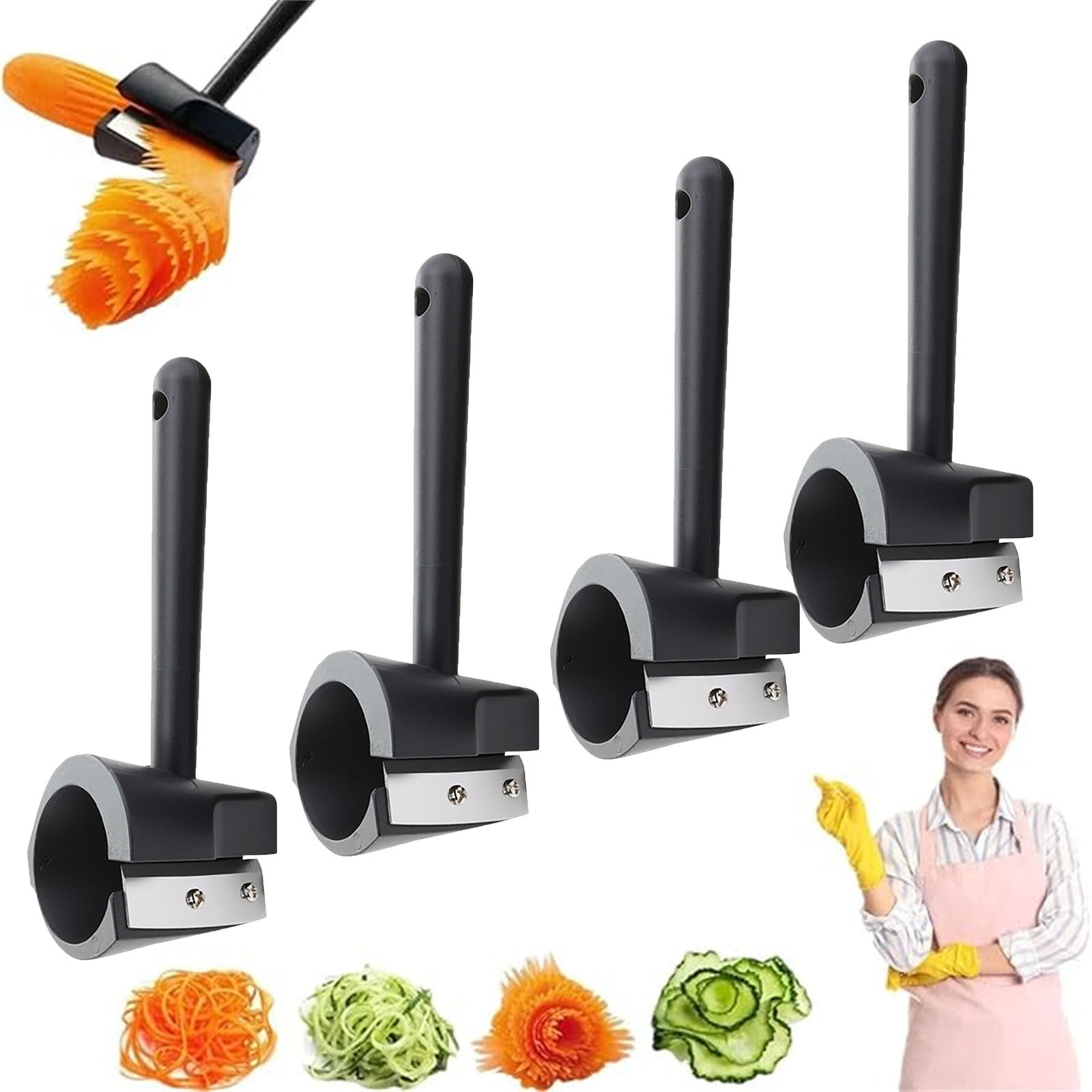 Usmixi Online Shopping 4pcs Vegetable Manual Kitchen Cutter Funnel ...