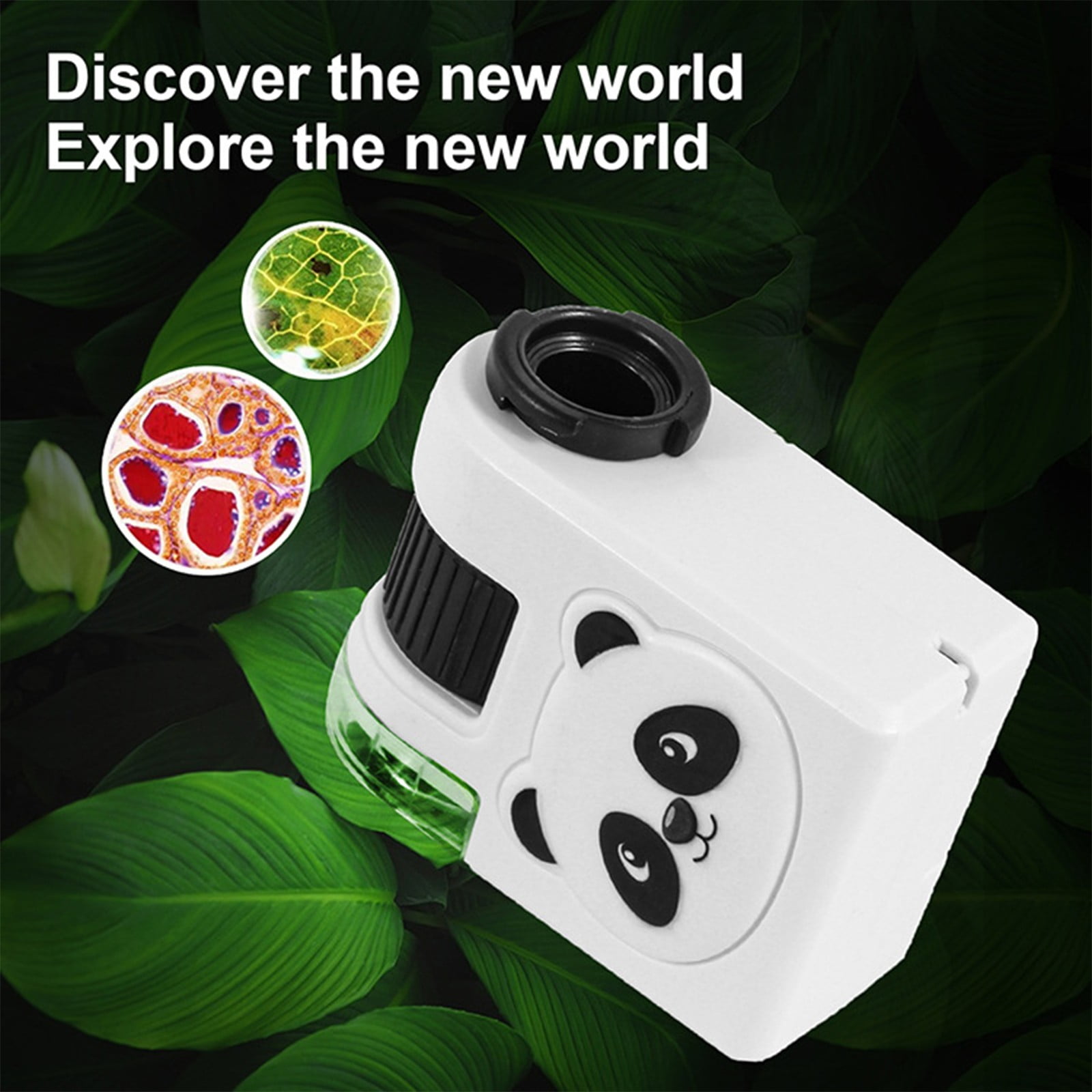 Usmixi Portable Handheld Mini Microscope Toy Pocket Children Science ...