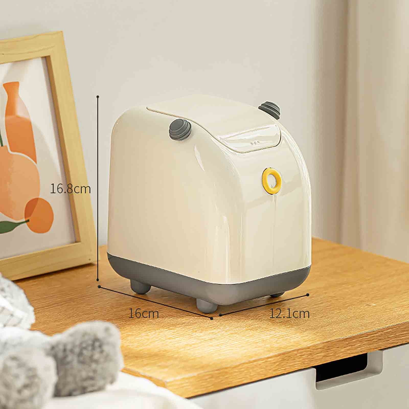 Usmixi Press On Mini Desktop Trash Can, universally compatible with lid ...