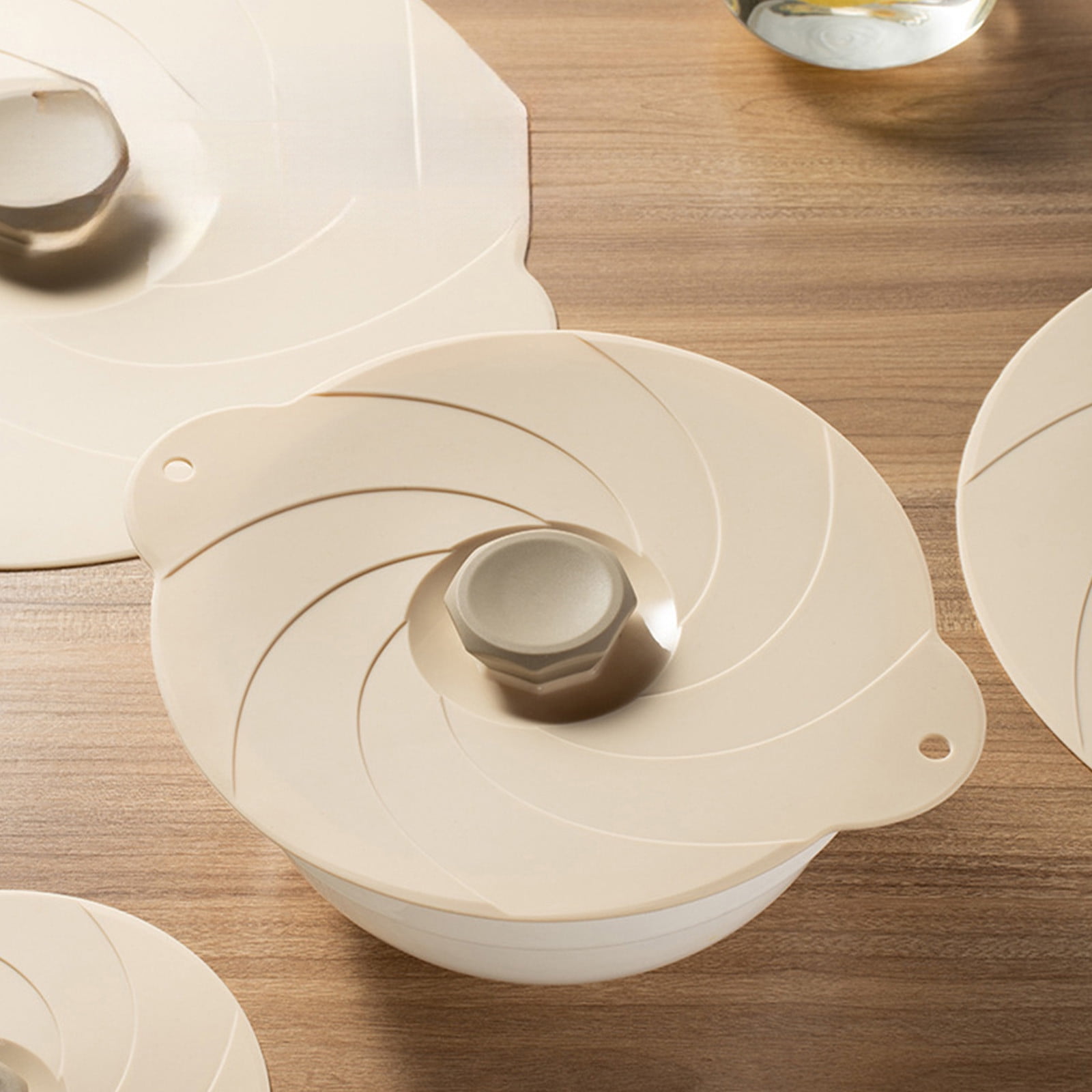 Usmixi Silica Gel Fresh Keeping Cover Vacuum Self Priming Sealing Cover ...