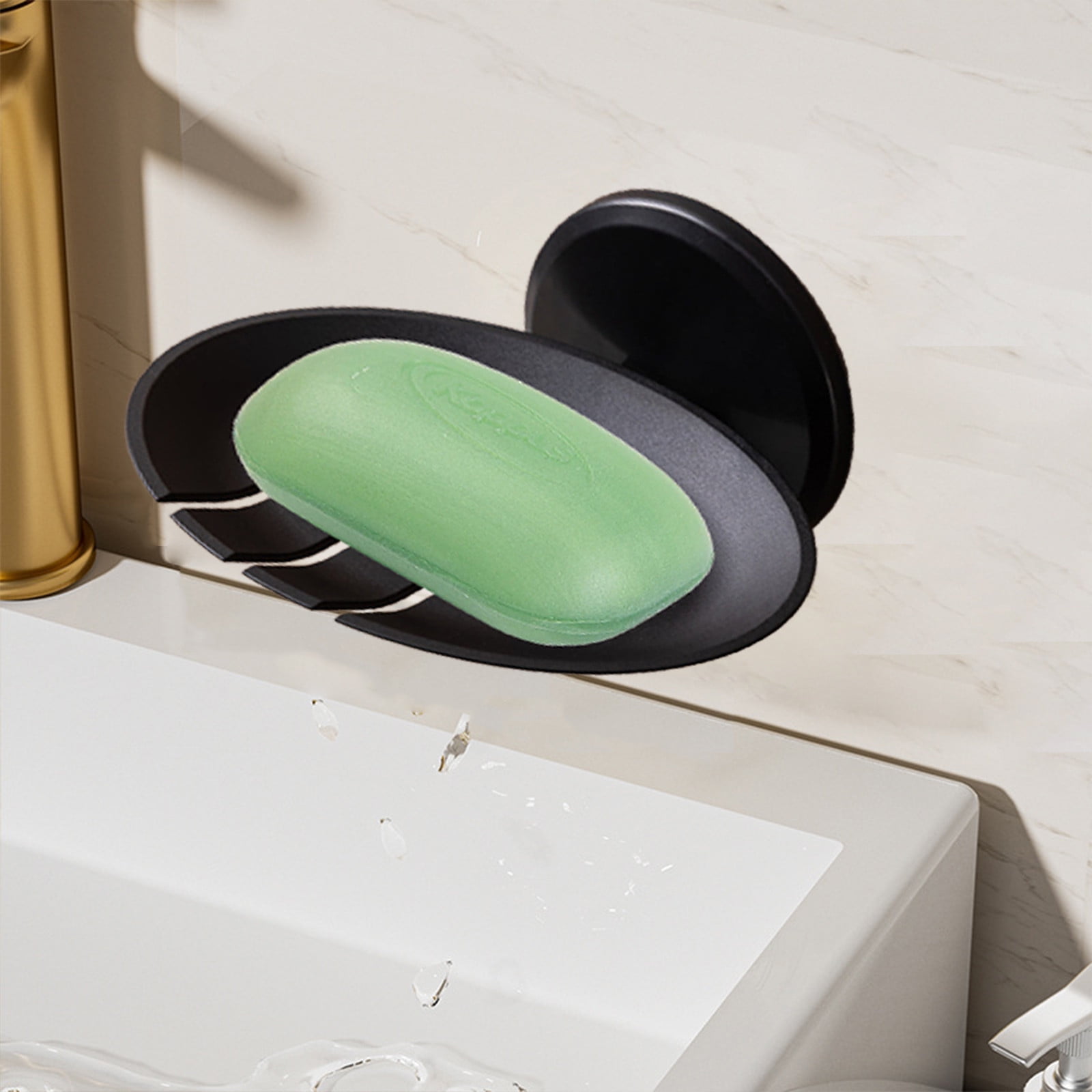 Usmixi Soap Stand Soap with Drainage Soap Box Soap Stand Portable ...