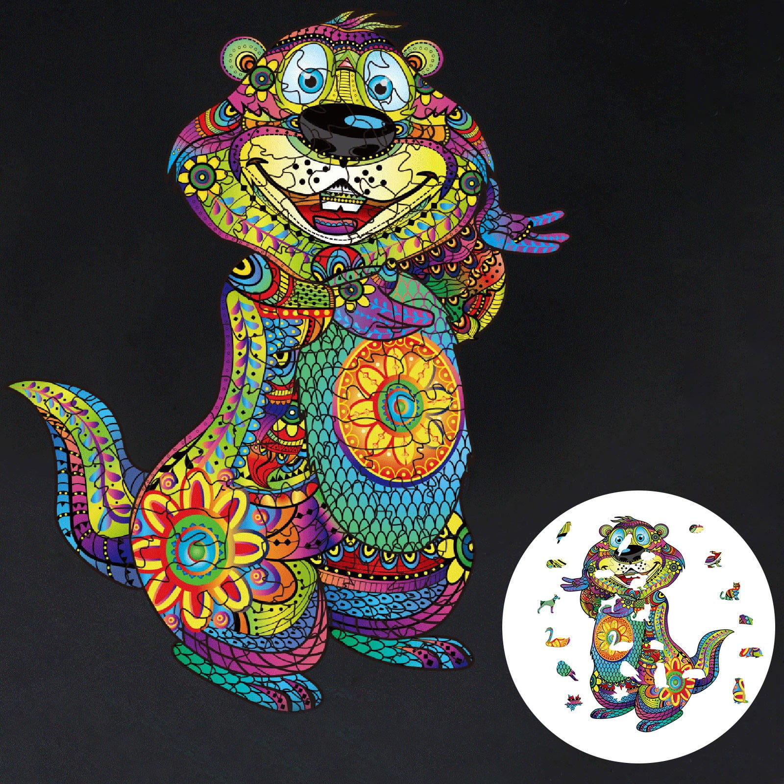 Usmixi Stocking Stuffers for Kids Building block puzzle quality puzzle ...