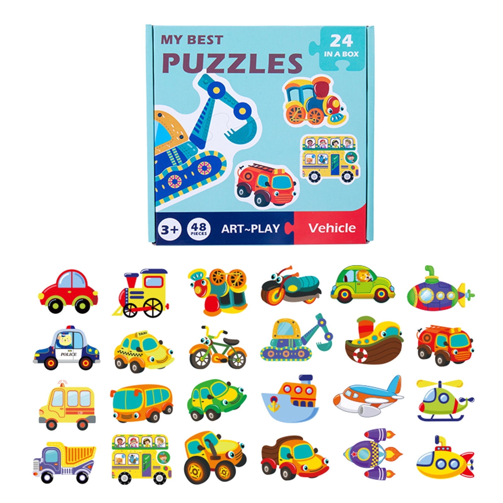 Usmixi Stocking Stuffers for Kids Matching Puzzles with Error ...