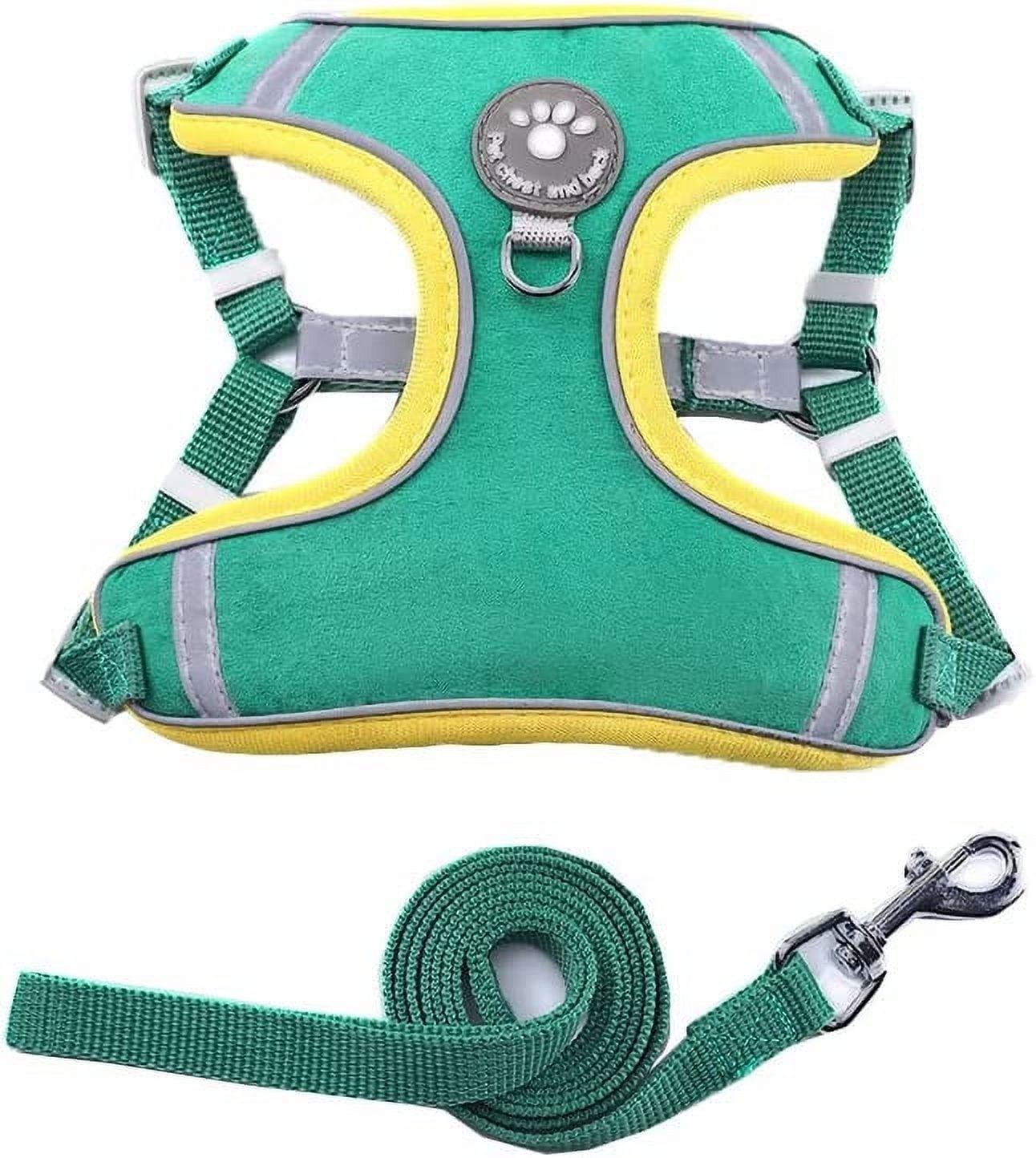 Usmixi Suede with Reflective Strip Pet Chest Strap Dog Vest with ...