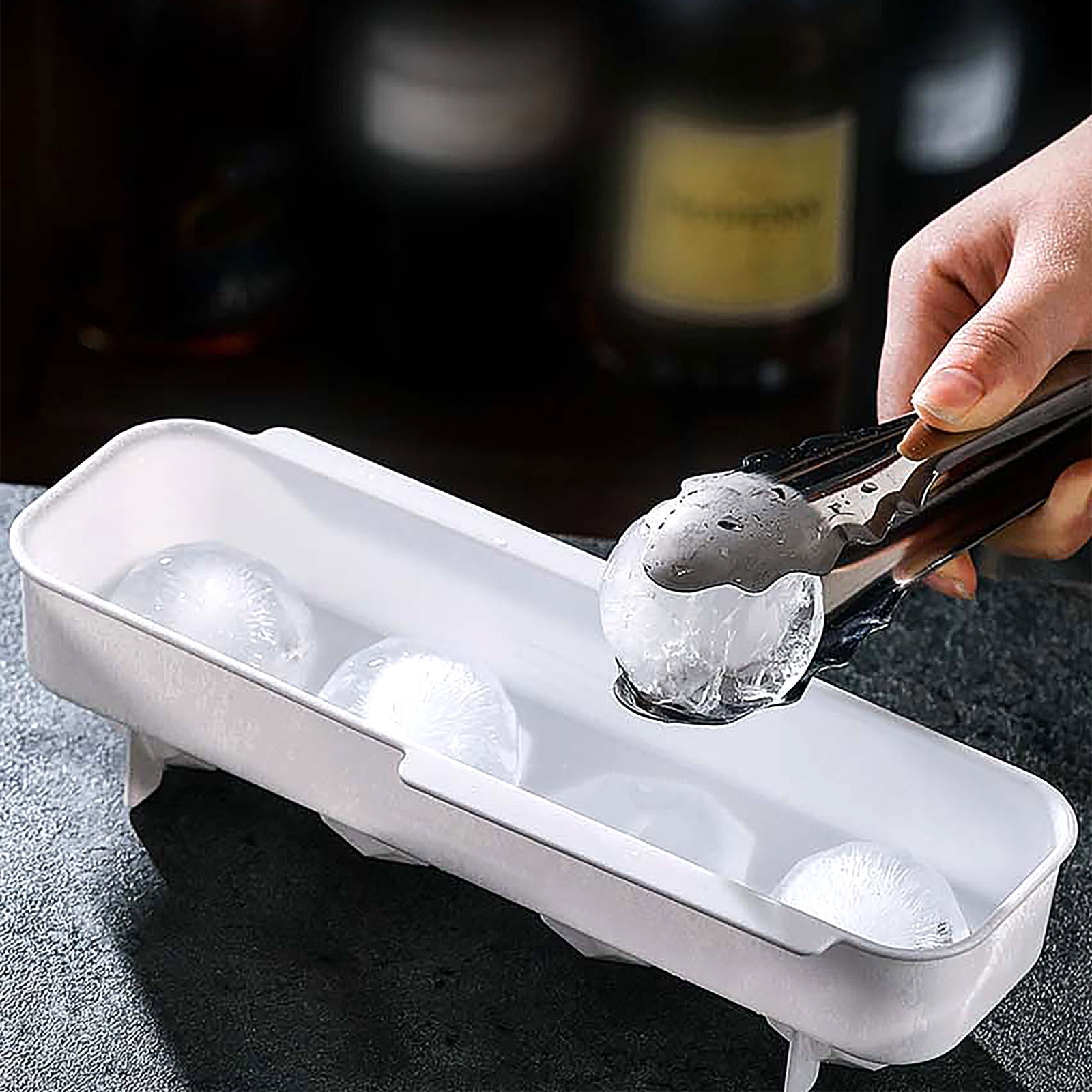 Usmixi Summer Ice Making Box Silicone Ice Molds, Large Ice Cube Trays ...