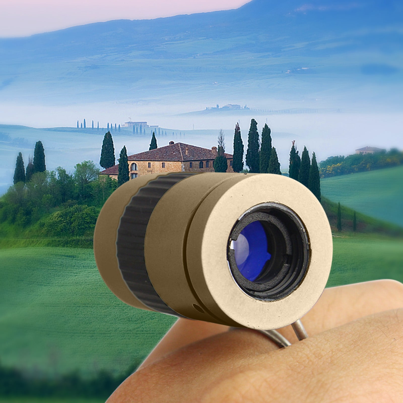 Usmixi Ultra Miniature Fingertip Binoculars Monoculars Compact Portable ...
