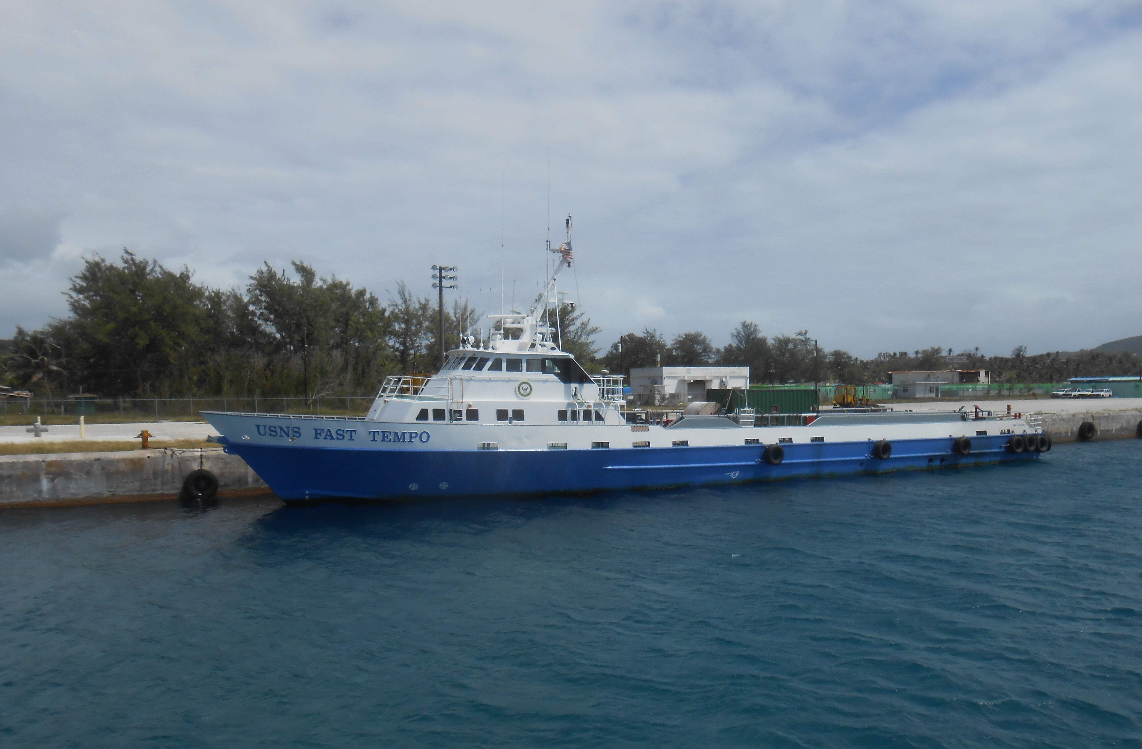 Usns Fast Tempo Ocean Tug Supply Ship Glossy Poster Picture Photo Print ...