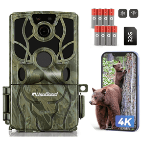 Free Shipping! KJK Ropeworks Trail Camera, WiFi Trail Cam 4K 64MP ...