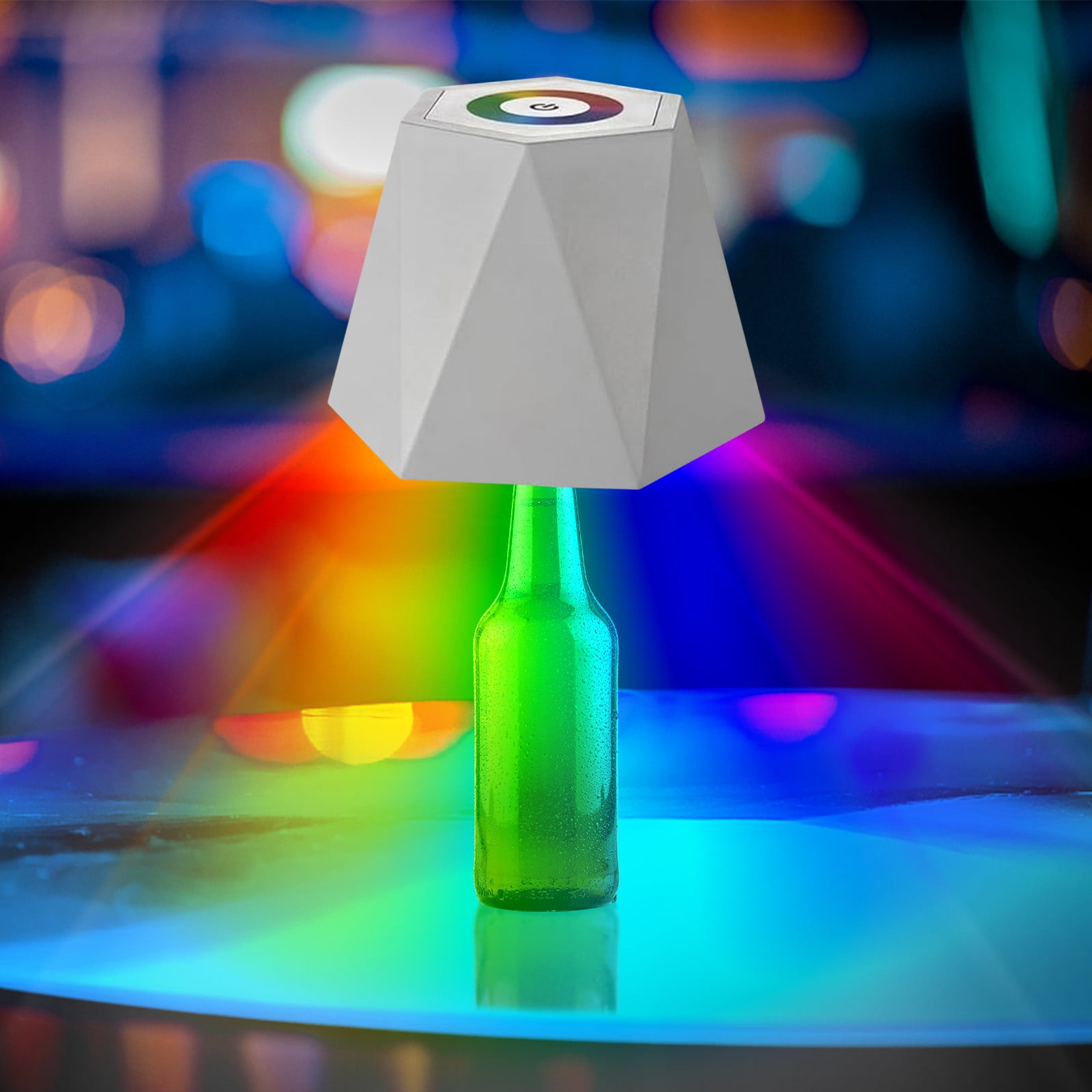 Usper Wireless Bottle Lamp Lamp for Bottle Neck, Bottle Light Lamp Attachment LED Rechargeable ...