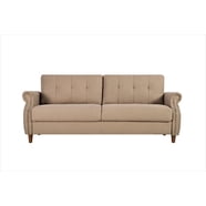 Mainstays Westley Swoop Arm 74" Sofa, Warm Gray - Walmart.com