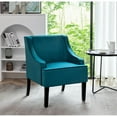 Uspridefurniture Correen 25" Wide Microfiber Accent Chair with Recessed ...