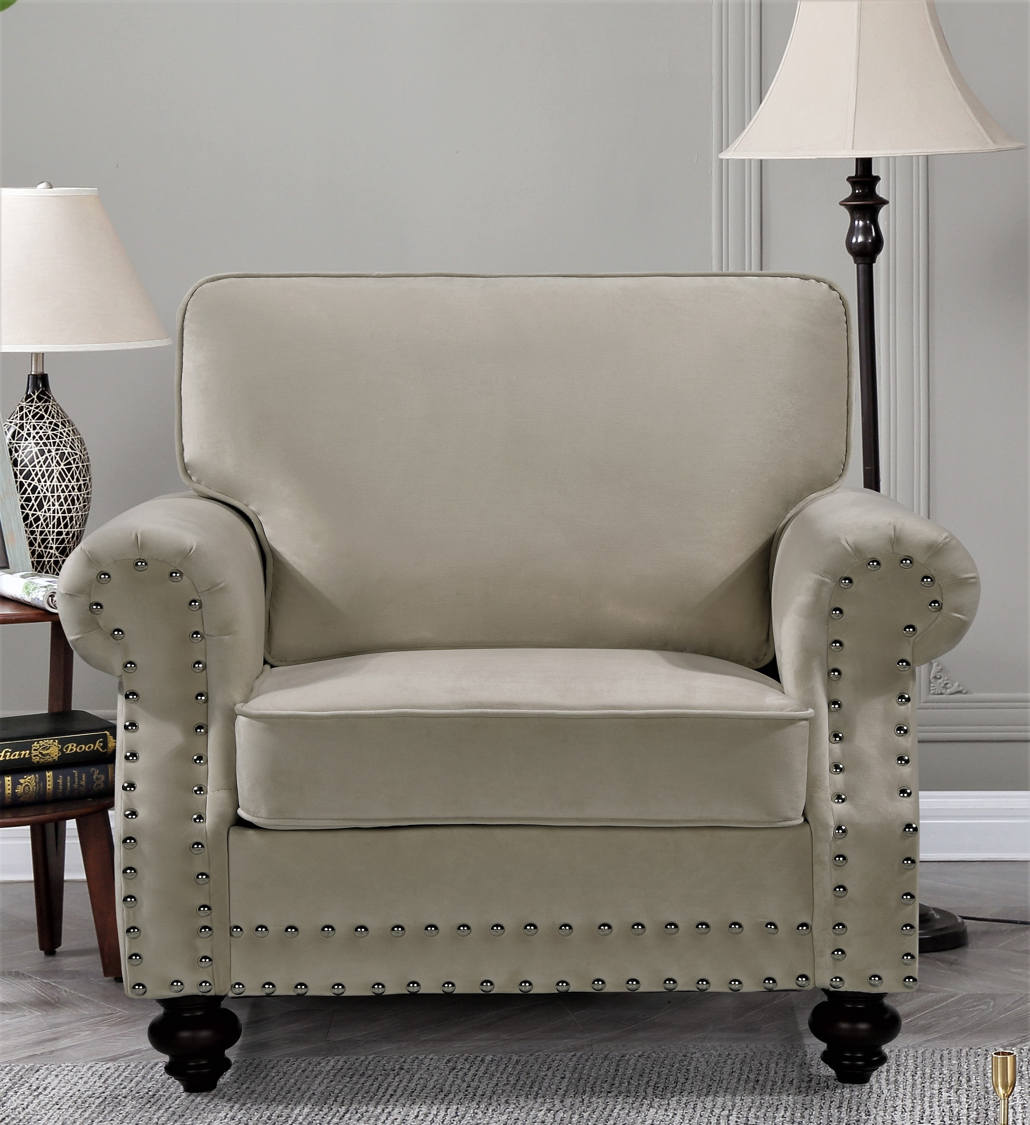 Feingold 37.8'' Wide Tufted Armchair - Walmart.com