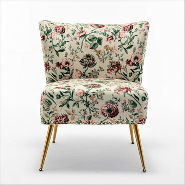 Bush Furniture Coventry Accent Chair with Arms in Light Beige ...