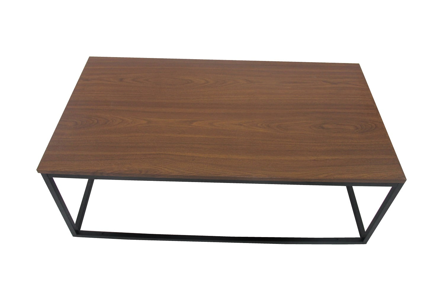 Uspridefurniture Industrial Wood and Metal Rectangle Coffee Table ...