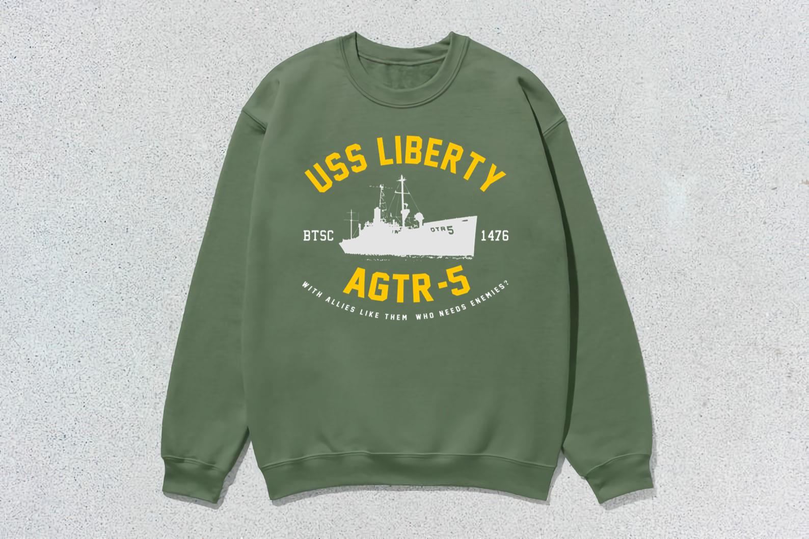 Uss Liberty Agtr 5 Shirt - Walmart.com