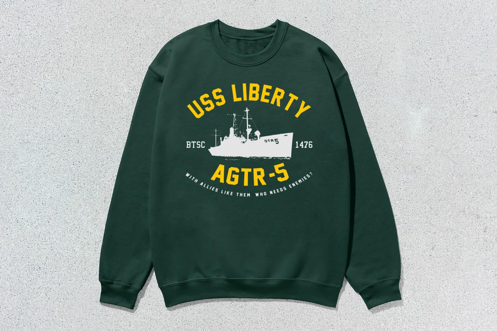 Uss Liberty Agtr 5 Shirt - Walmart.com