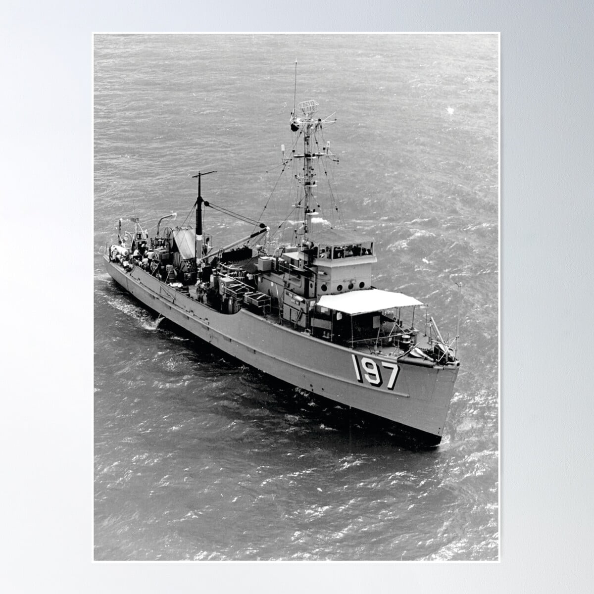 Uss Parrot (Msc-197) Ship'S Store Poster Wall Art, Modern Wall Decor ...