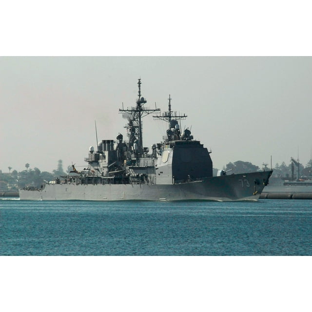 Uss Port Royal Cg-73 Combat Ship Glossy Poster Picture Photo Print ...