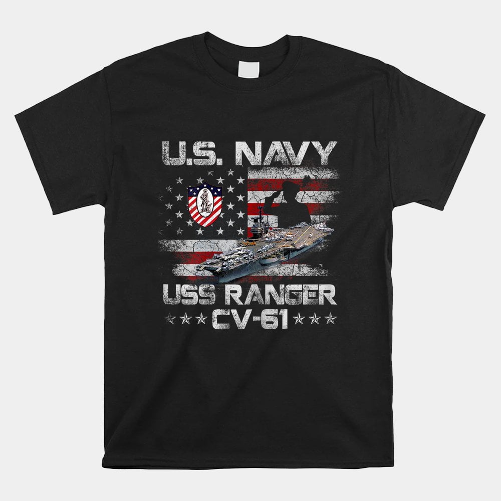 Uss Ranger Cv-61 Veteran Shirt Patriotic Shirt - Walmart.com