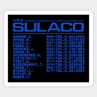 Uss Sulaco Crew List Sticker Phone Decal Water Bottle Stickers Car ...