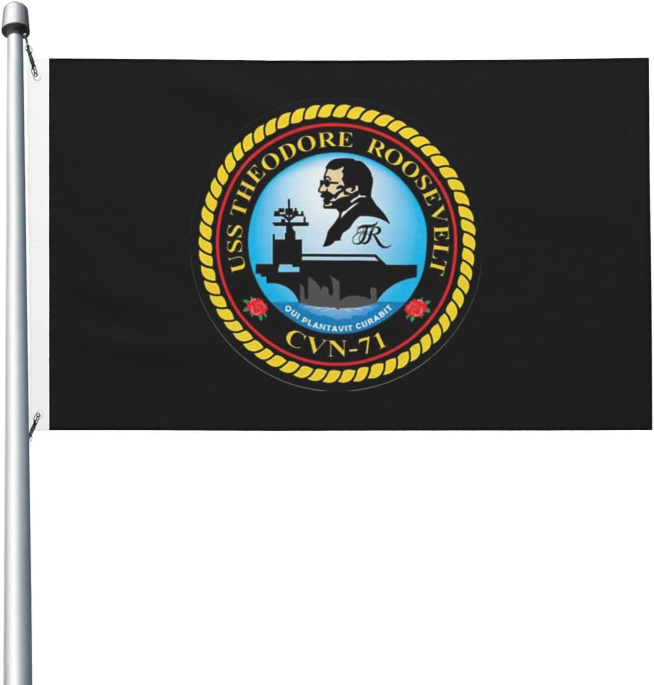 Uss Theodore Roosevelt Cvn-71 Flag Garden Flag 3x5ft Double Sided ...