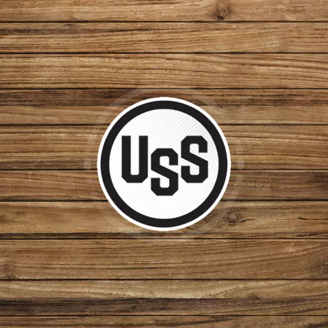 Uss United States Steel Corporation Vintage Logo Sticker Decalphone ...