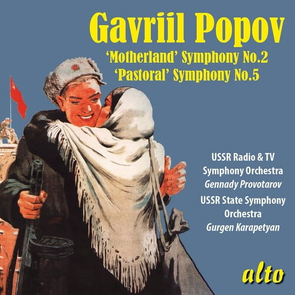 Ussr Radio & Television So/ Provotarov - Gavriil Popov: Symphony No. 2 Motherland & Symphony No ...
