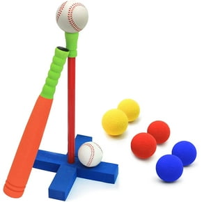 Toddler Bat and Ball Sets for Kids Ages 3-8 in Bright Colors