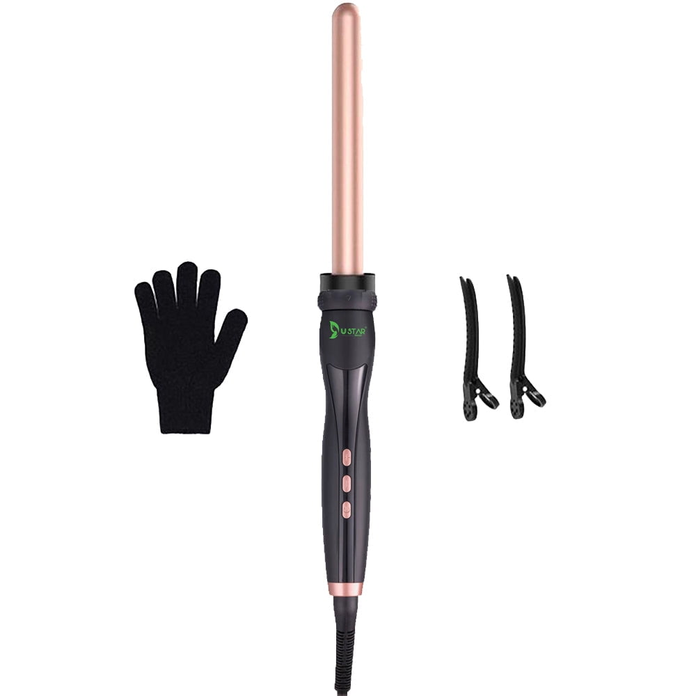 Ustar Curling Iron with Individual Interchangeable Barrels 0.75" Barrel ...