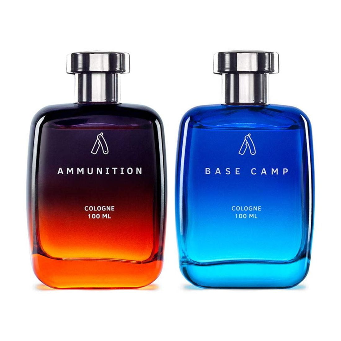 Ustraa Base Camp + Ammunition Cologne Perfume For Men Pack Of 2X 100ml - 3.4 Fl.oz. Each | Long ...