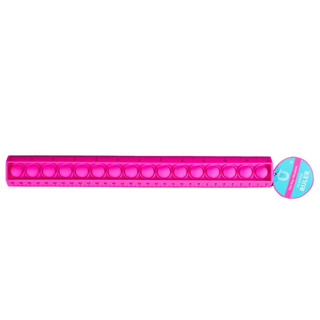 U Style Silicone Popper Ruler, 12-inch, Pink - Walmart.com