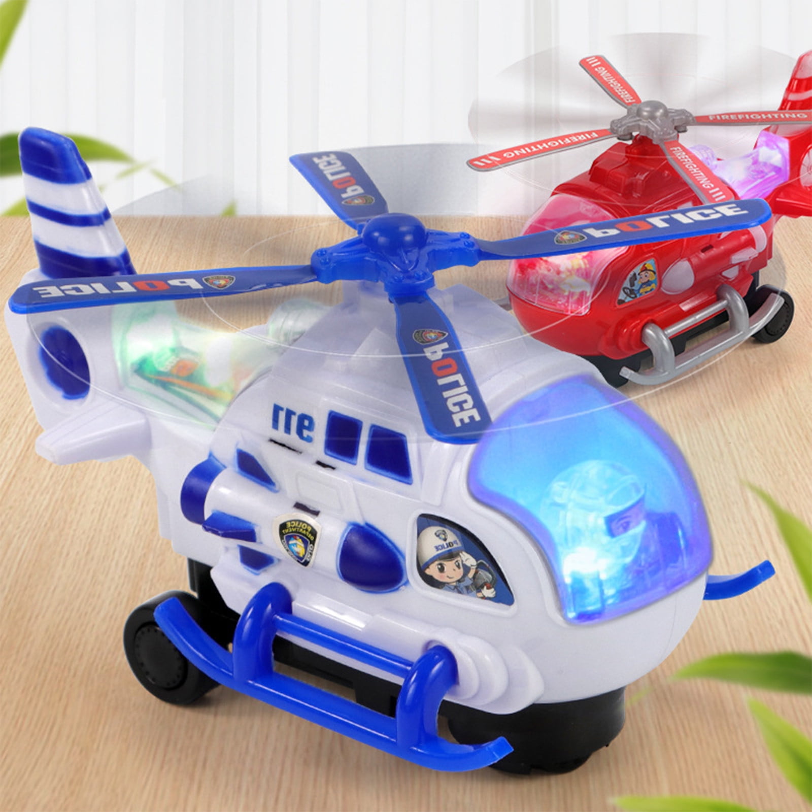 Usupdd Toys for Kids Helicopter Toy, Helicopter With 4D (White ...