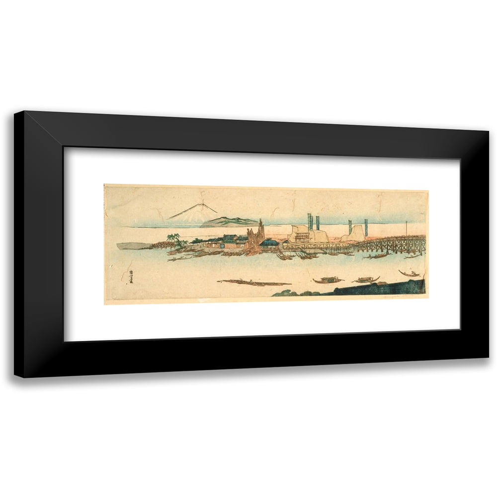 Utagawa Kuniyoshi 18x9 Black Modern Framed Museum Art Print Titled ...
