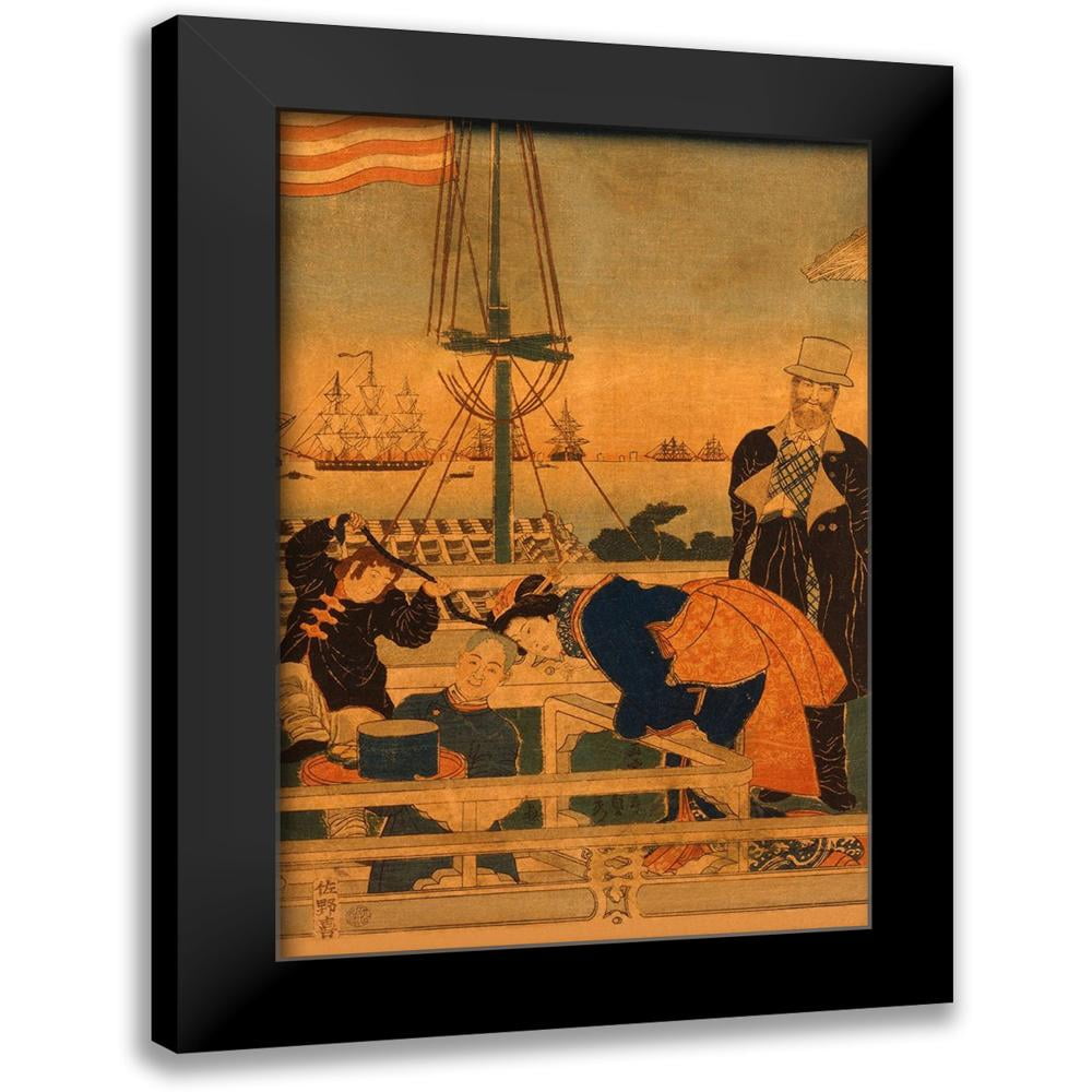 Utagawa, Sadahide 11x14 Black Modern Framed Museum Art Print Titled ...