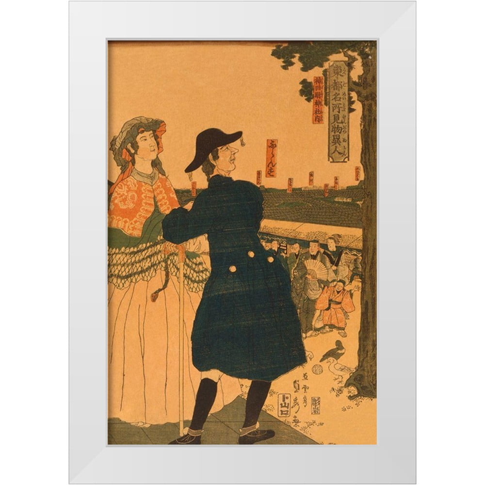 Utagawa, Sadahide 11x14 White Modern Wood Framed Museum Art Print ...