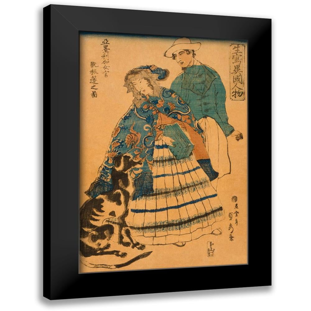 Utagawa, Sadahide 13x18 Black Modern Framed Museum Art Print Titled ...