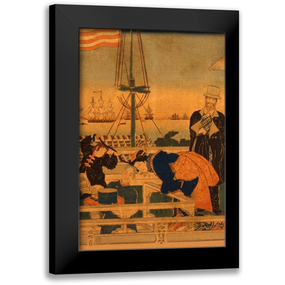Utagawa, Sadahide 13x18 Black Modern Framed Museum Art Print Titled ...
