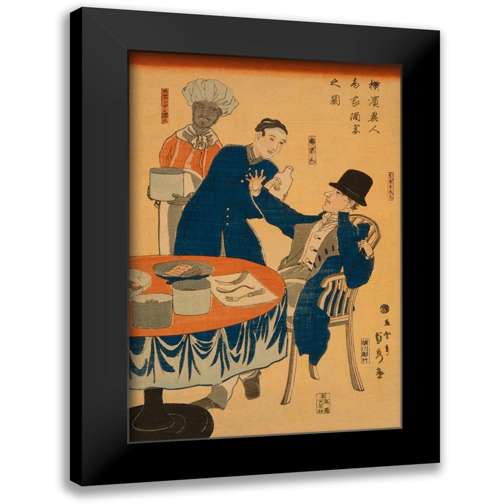 Utagawa, Sadahide 17x24 Black Modern Framed Museum Art Print Titled ...