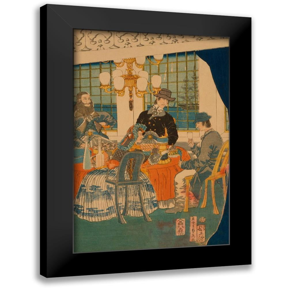 Utagawa, Sadahide 17x24 Black Modern Framed Museum Art Print Titled ...
