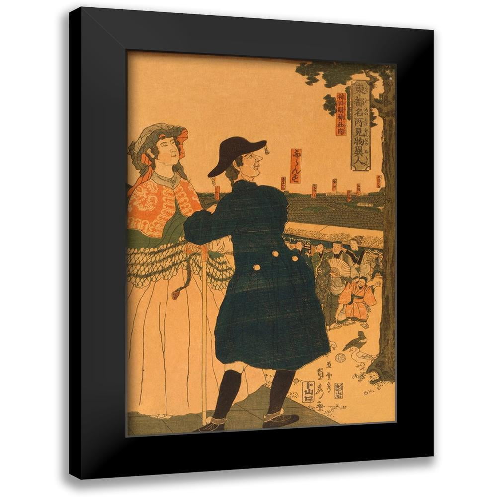 Utagawa, Sadahide 17x24 Black Modern Framed Museum Art Print Titled ...