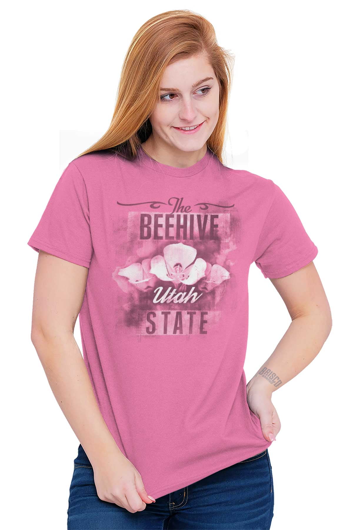 Utah Cute UT State Flower Souvenir Women's Graphic T Shirt Tees Brisco ...