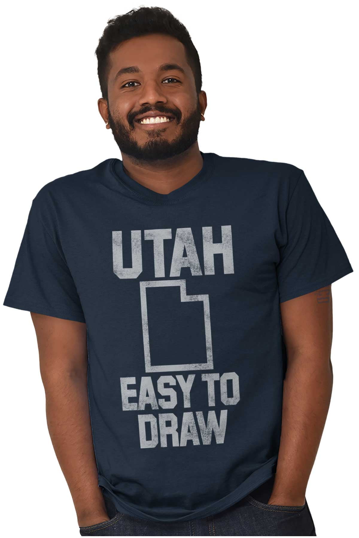 Utah Easy To Draw Beehive State Men's Graphic T Shirt Tees Brisco ...