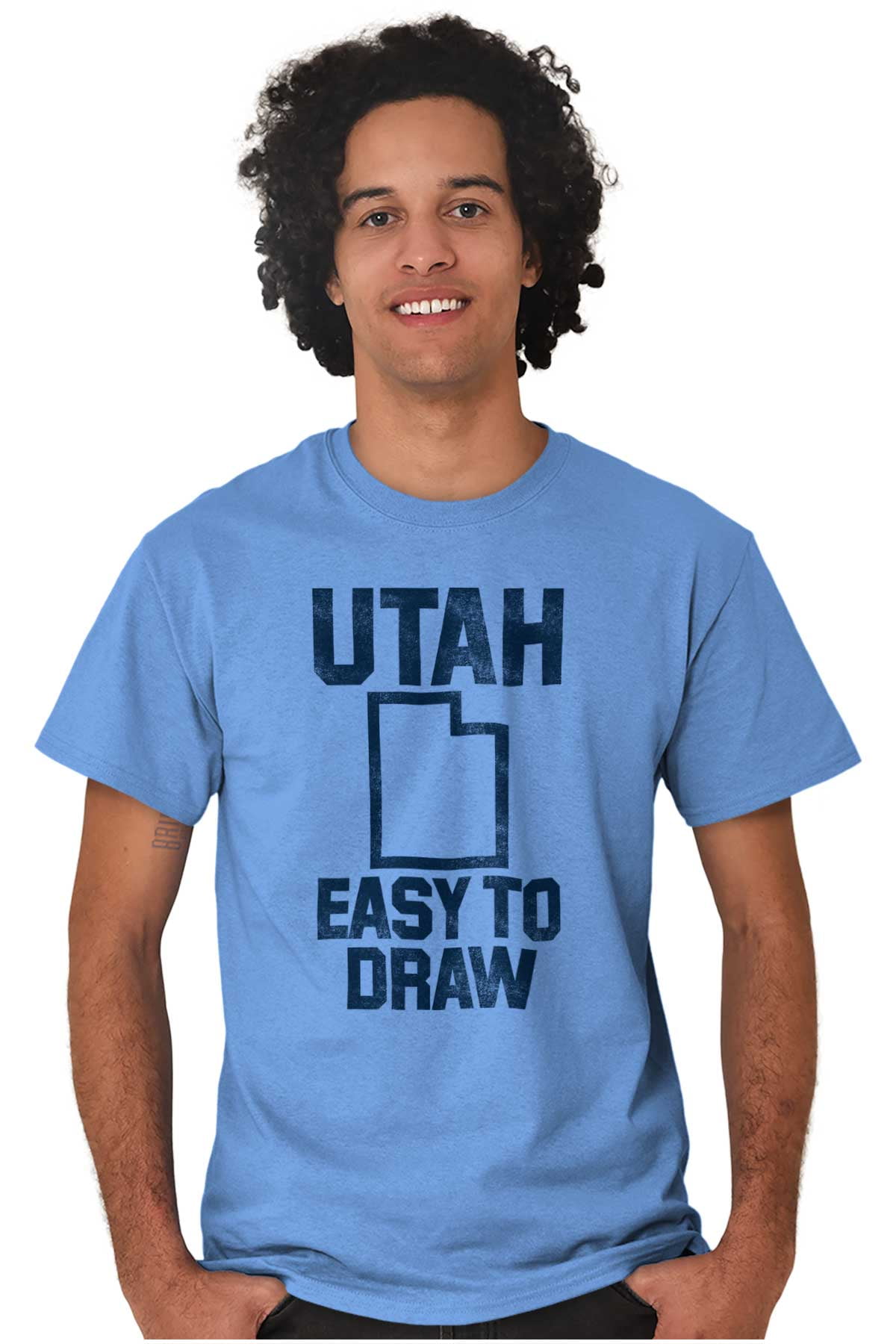 Utah Easy To Draw Beehive State Men's Graphic T Shirt Tees Brisco ...