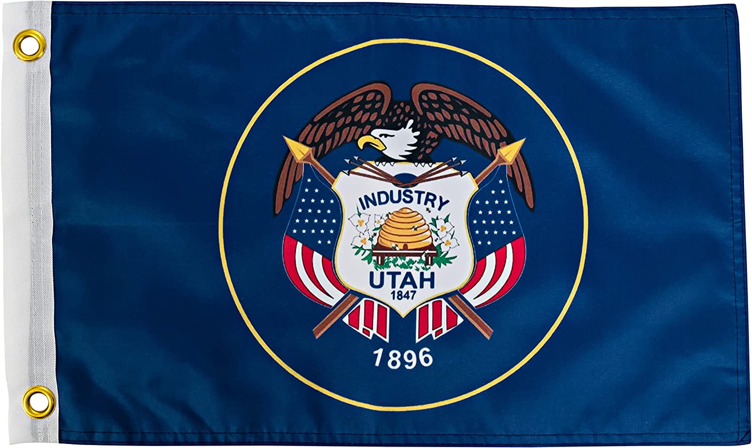 Utah Flag 12x18 Inches - Perfect for UTV ATV SxS Boats - Attach to Whip ...