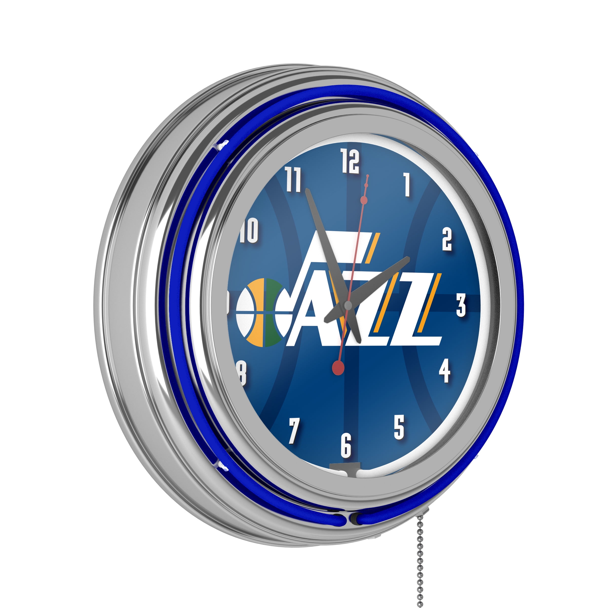 Utah Jazz Retro Neon Wall Clock - Licensed Analog Clock - Walmart.com