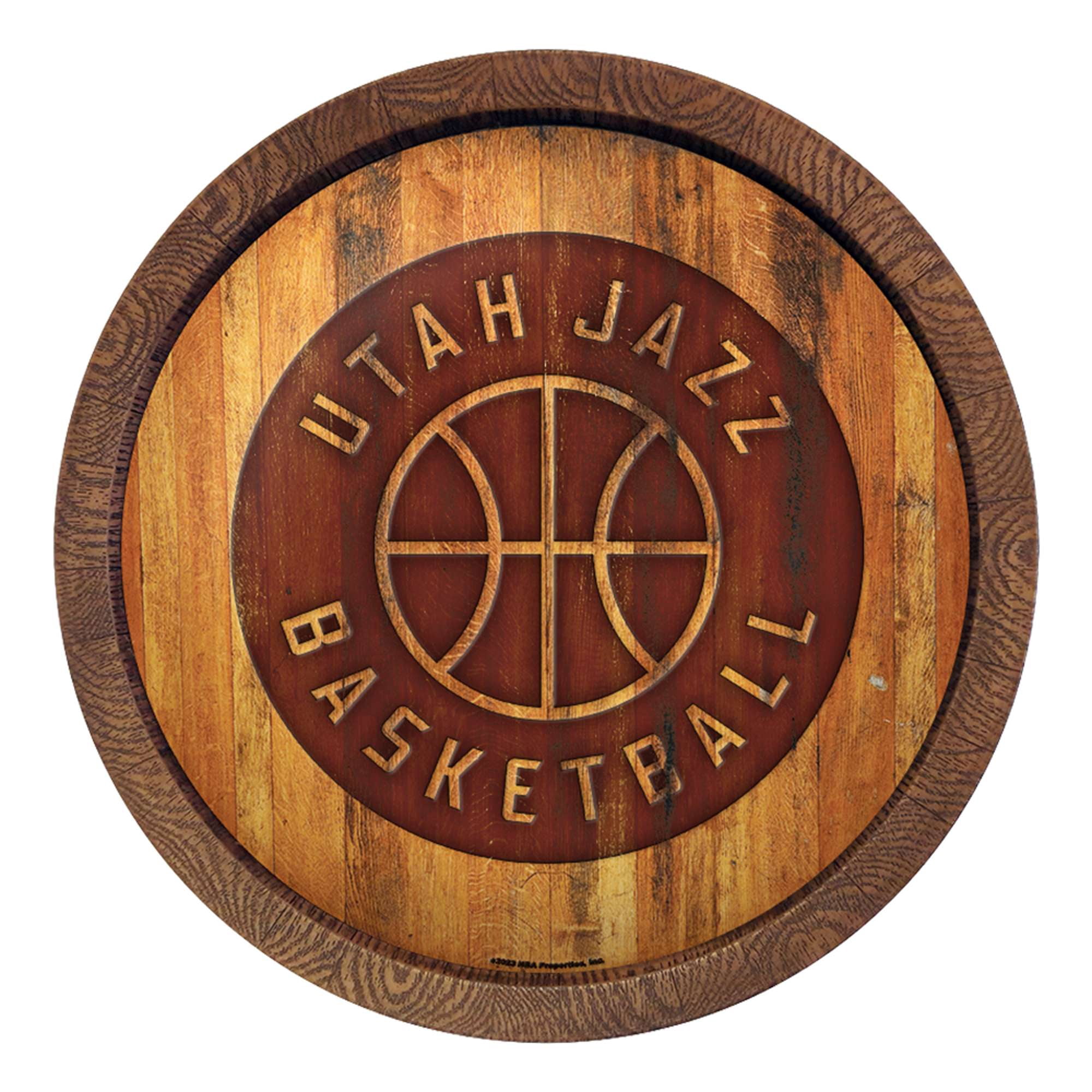 Utah Jazz 20.25'' Faux Barrel Top Sign - Walmart.com