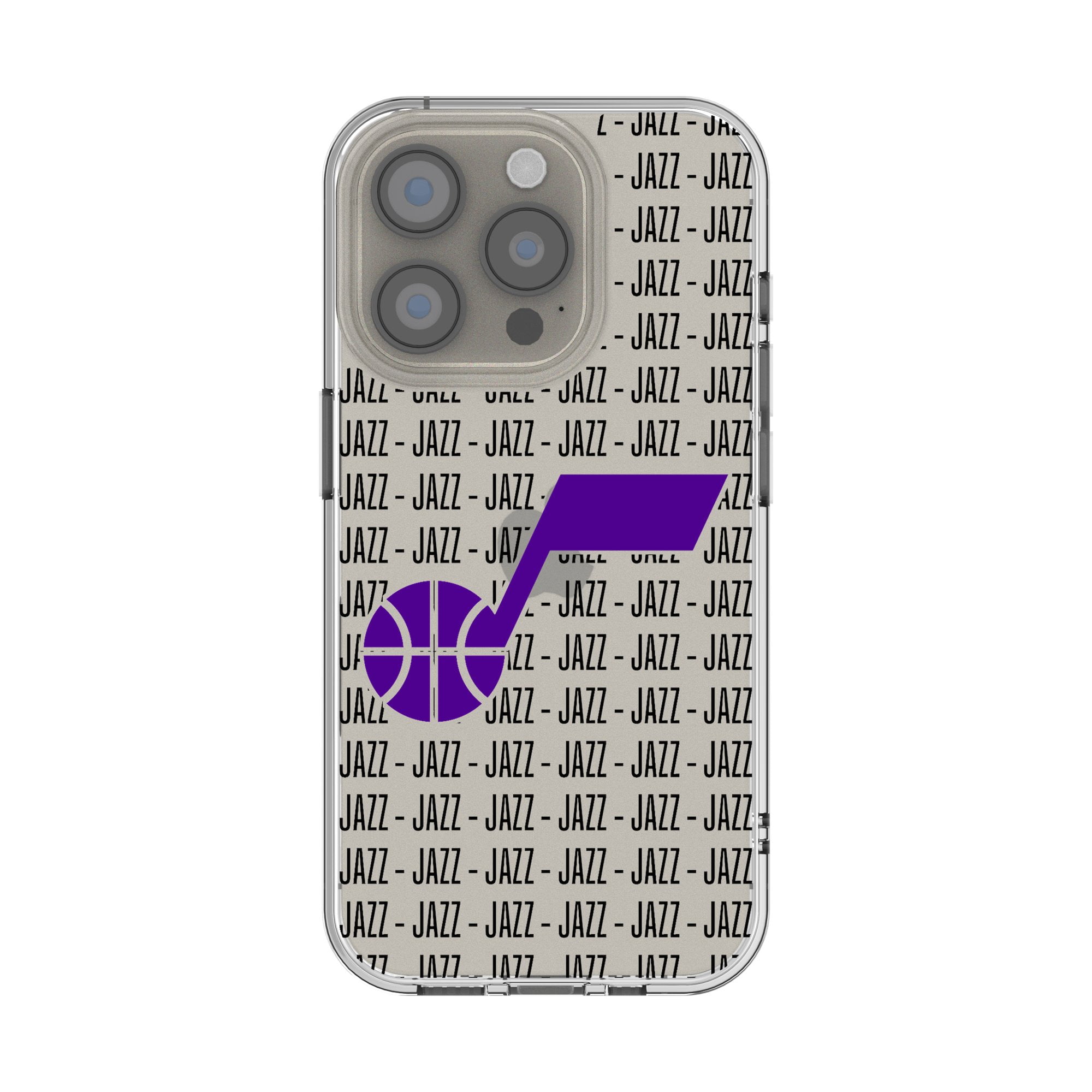 Utah Jazz iPhone Clear Text Backdrop Design Case - Walmart.com