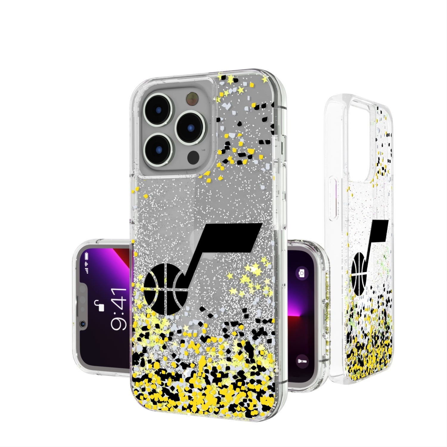 Utah Jazz iPhone Glitter Case with Confetti Design - Walmart.com